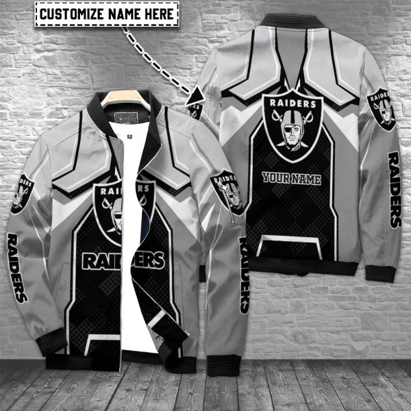 Las Vegas Raiders Personalized Bomber Jacket BG651 - AzicoStar