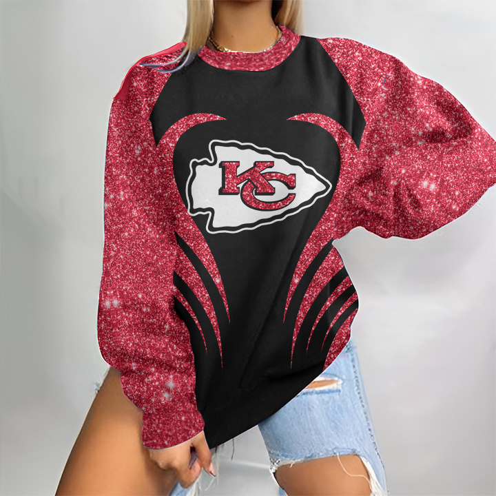 Kansas City Chiefs Round Neck Sweatshirt BG64 - AzicoStar