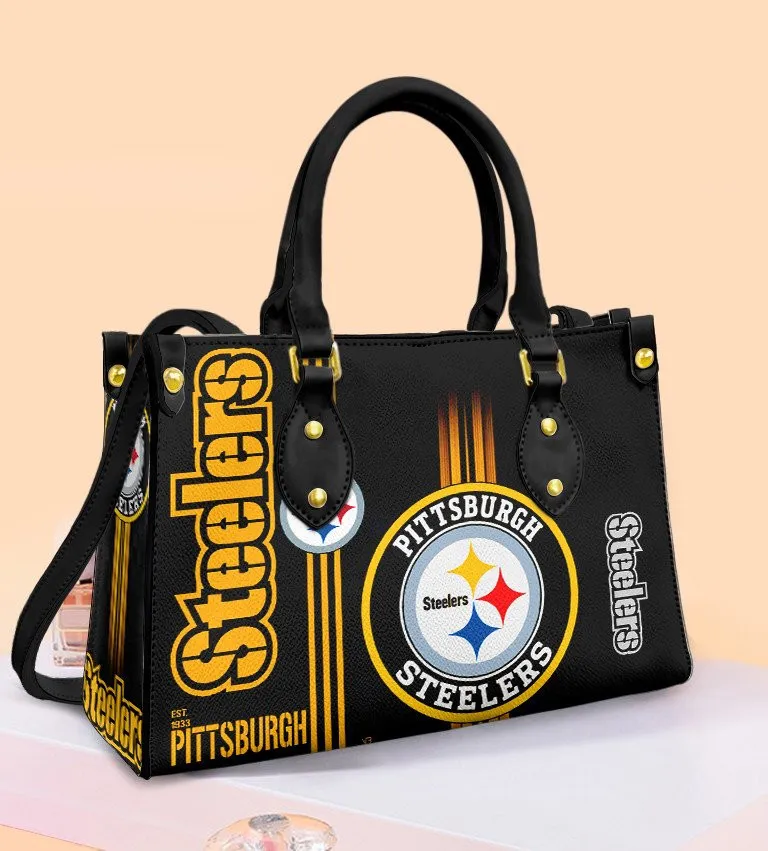 Pittsburgh Steelers Leather Hand Bag BB46 - AzicoStar
