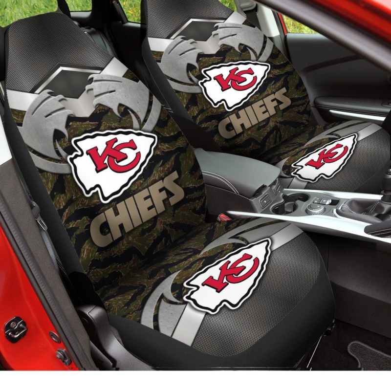 Kansas City Chiefs Car Seat Covers BG196 - AzicoStar