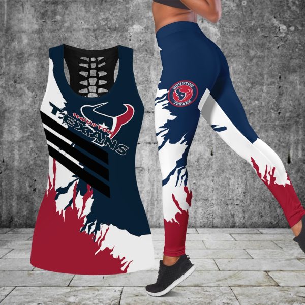 Houston Texans Combo Tank Top And Leggings BG316 - AzicoStar