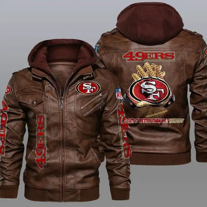 San Francisco 49ers Leather Jacket 28 - AzicoStar