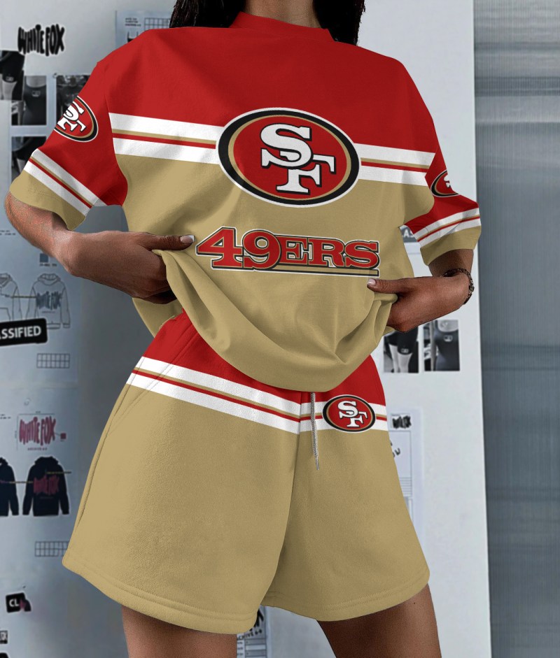 San Francisco 49ers Limited Edition Top And Shorts Two-Piece Suits ...