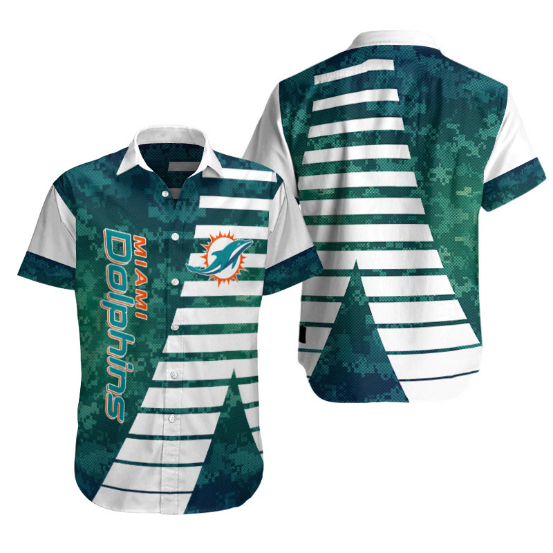 Miami Dolphins Button Shirt BB505 - AzicoStar